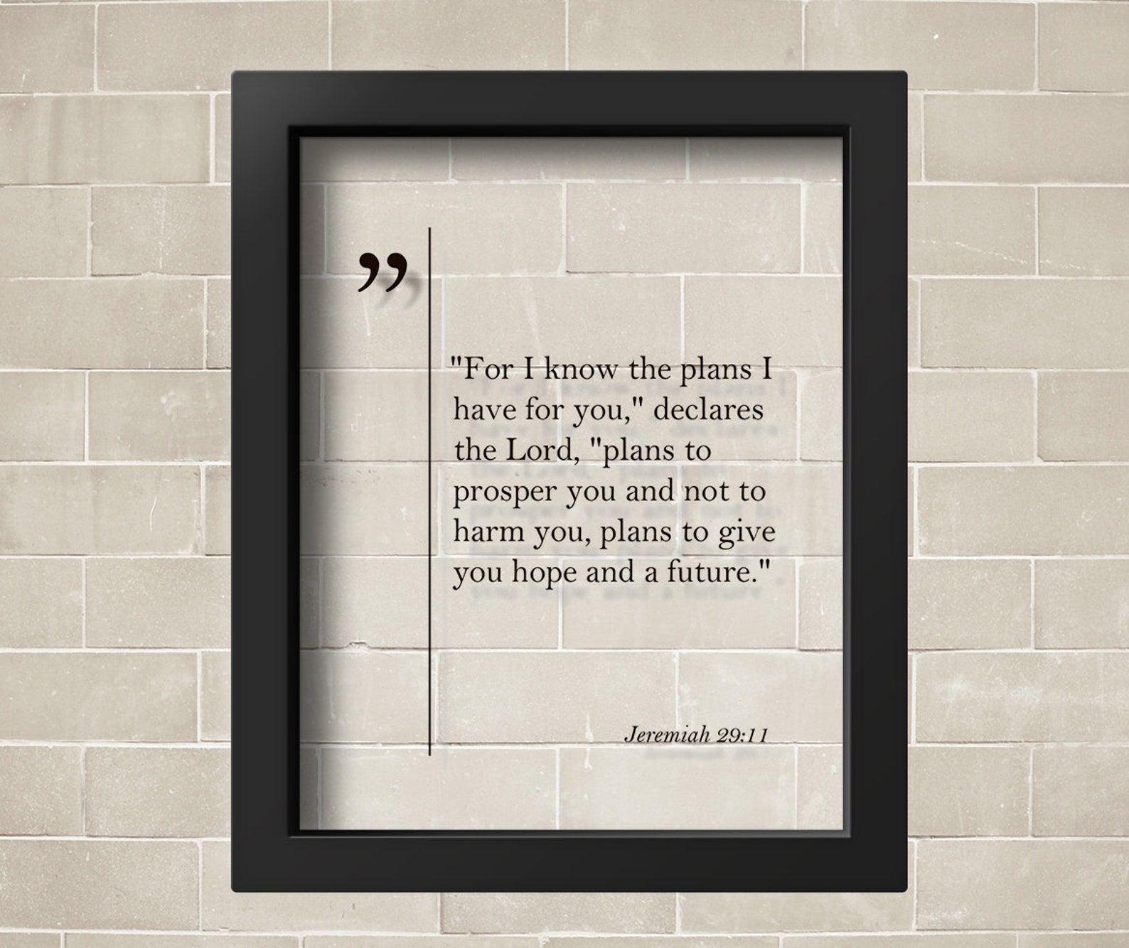 TRANSPARENT Jeremiah 29:11 Poster Bible Verse Bible Cover - Etsy