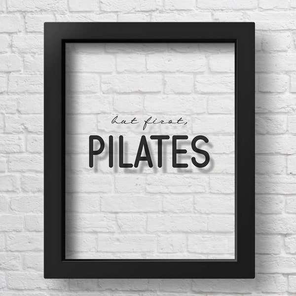 Wall Pilates Poster - Etsy