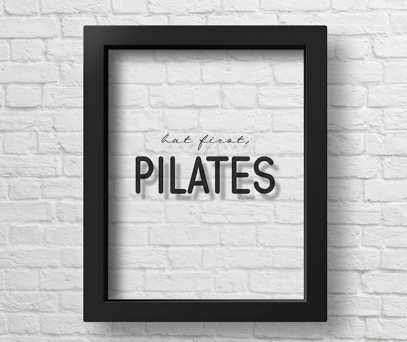 TRANSPARENT but First Pilates Pilates Art Fitness Gifts Pilates Poster ...