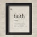 TRANSPARENT Faith Definition Faith Print Faith Art Modern Print ...