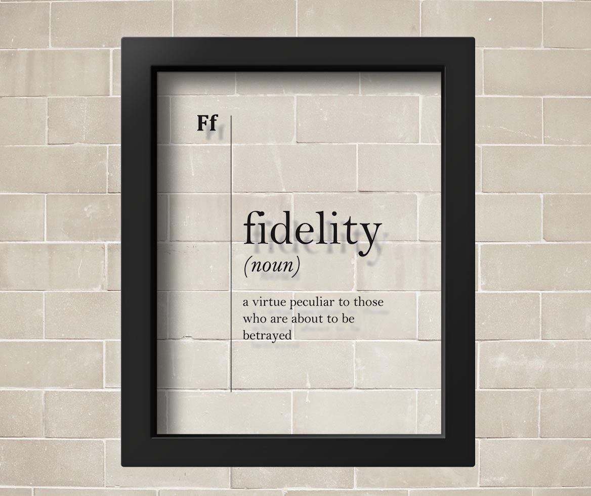 TRANSPARENT Fidelity Definition Print Policeman Gift Lawyer - Etsy