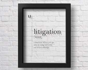 Litigant Definition Law Quotes Lawyer Gift Lawyer Poster Lawyer Office ...