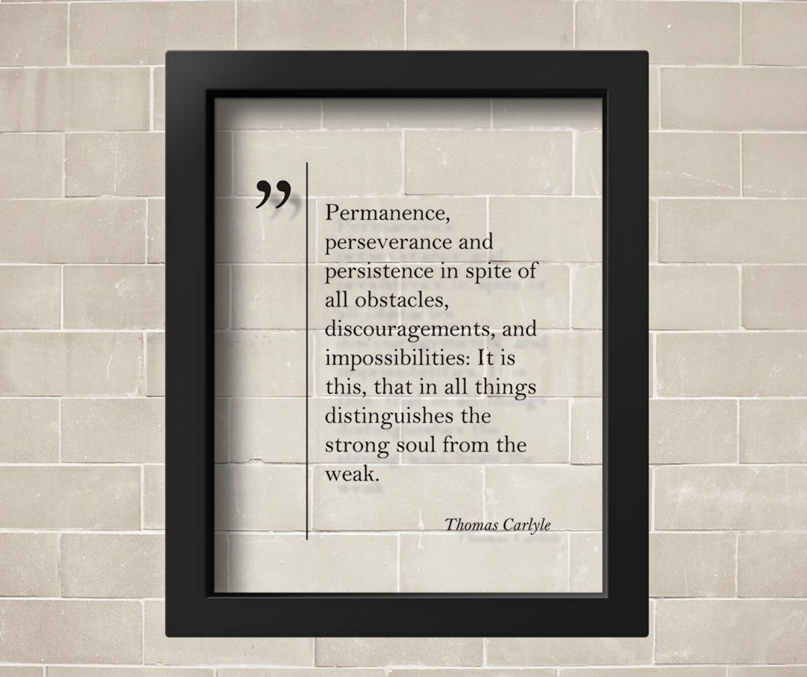 TRANSPARENT Thomas Carlyle Quote Thomas Carlyle Wall Art Motivational ...