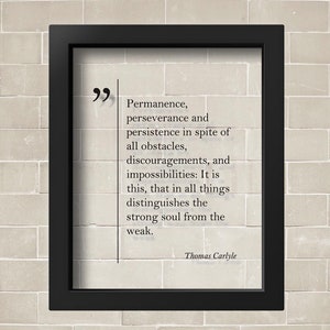 TRANSPARENT Thomas Carlyle Quote Thomas Carlyle Wall Art Motivational ...