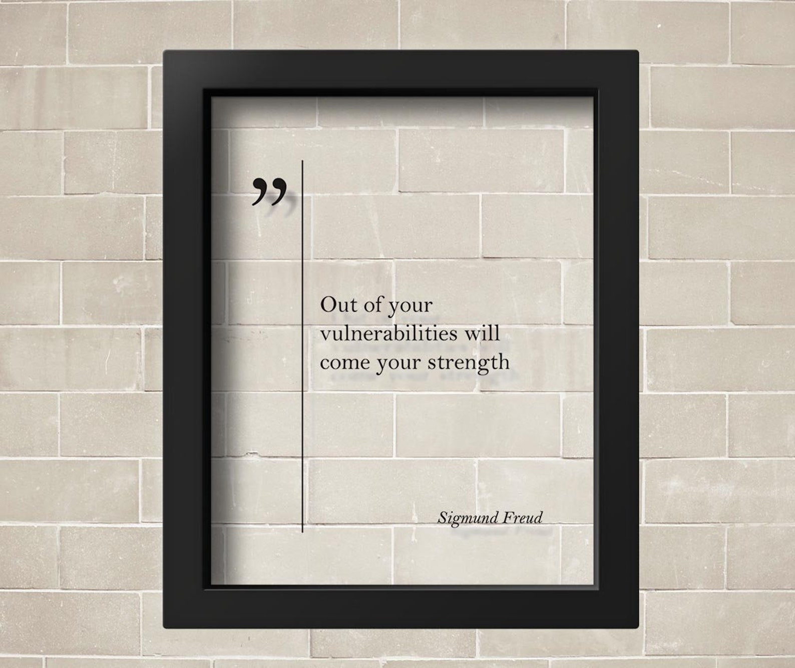 TRANSPARENT Sigmund Freud Quote Motivational Wall Art Sigmund Freud ...
