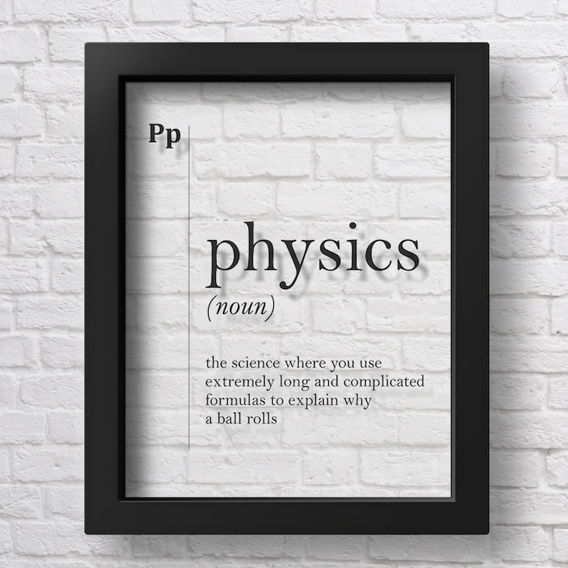 Physics Poster - Etsy