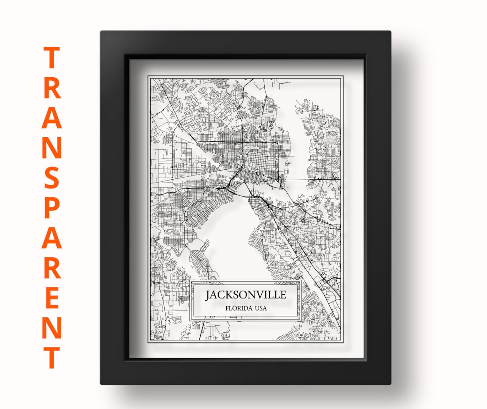 TRANSPARENT Jacksonville City Map Detailed Jacksonville Map ...