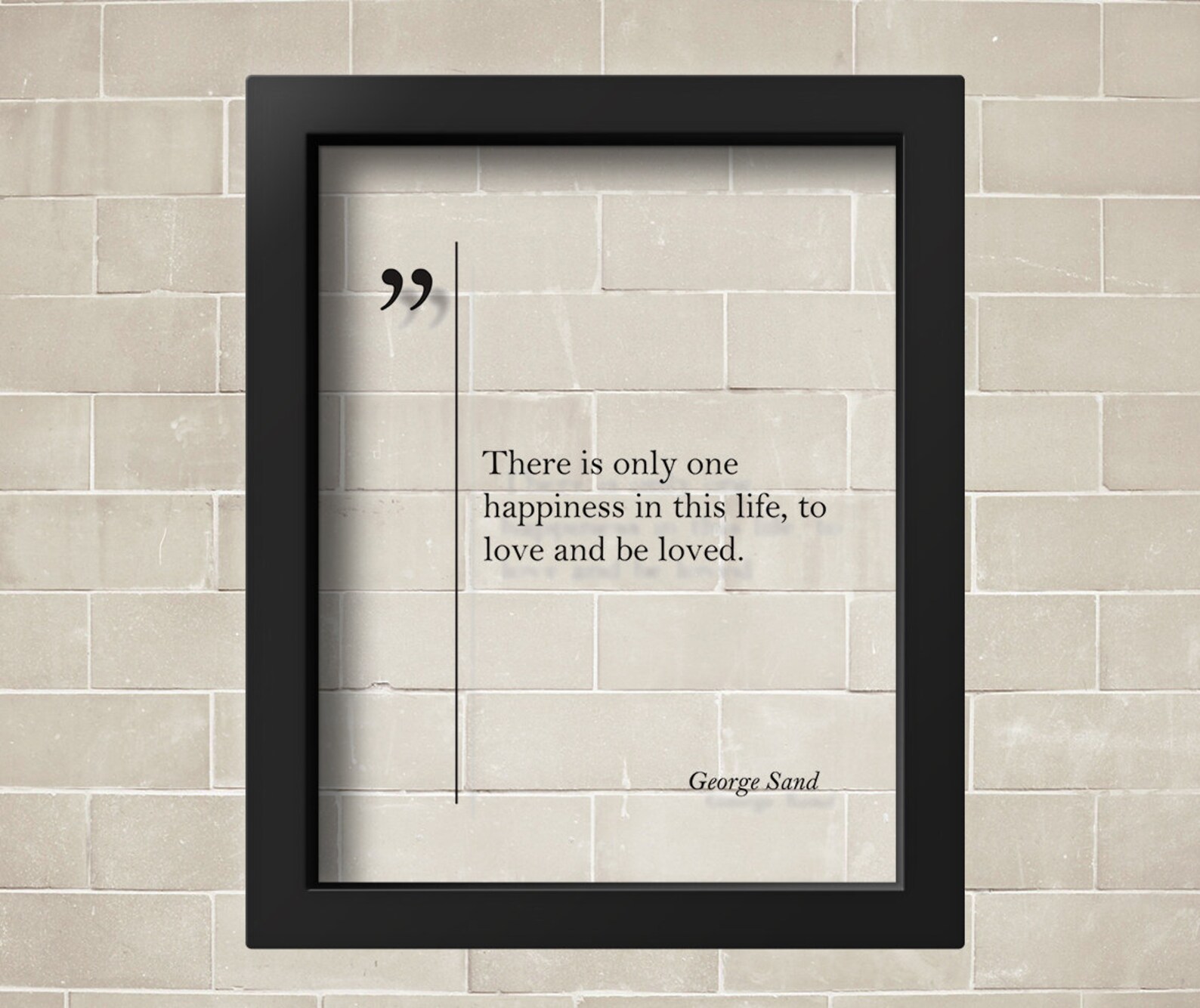 TRANSPARENT George Sand Quote Romantic Wall Art Love Quotes George Sand ...