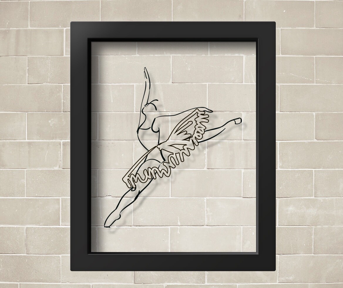 TRANSPARENT Ballet Wall Art Ballerina Poster Ballet Print Ballerina ...