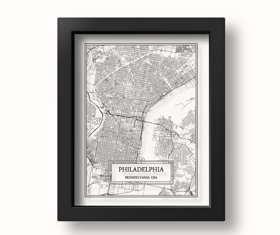 TRANSPARENT Philadelphia City Map Detailed Philadelphia Map ...