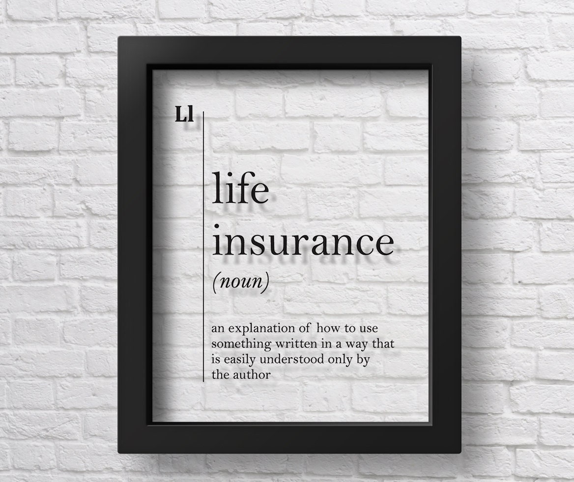 TRANSPARENT Life Insurance Definition Insurance Agent Gift Etsy transparent-life-insurance-definition-insurance-agent-gift-etsy