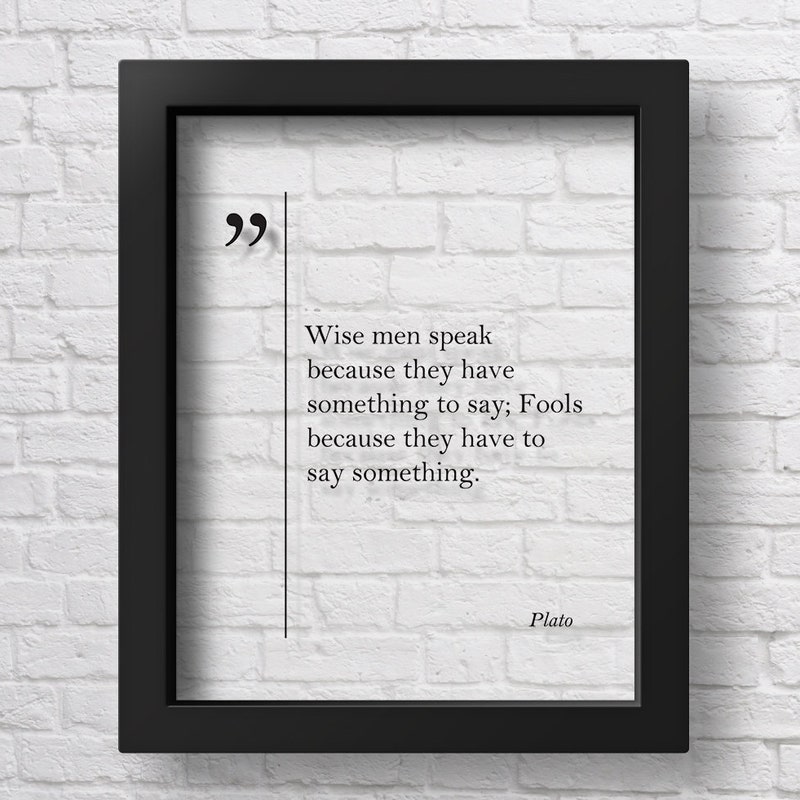 Plato Quote - Etsy
