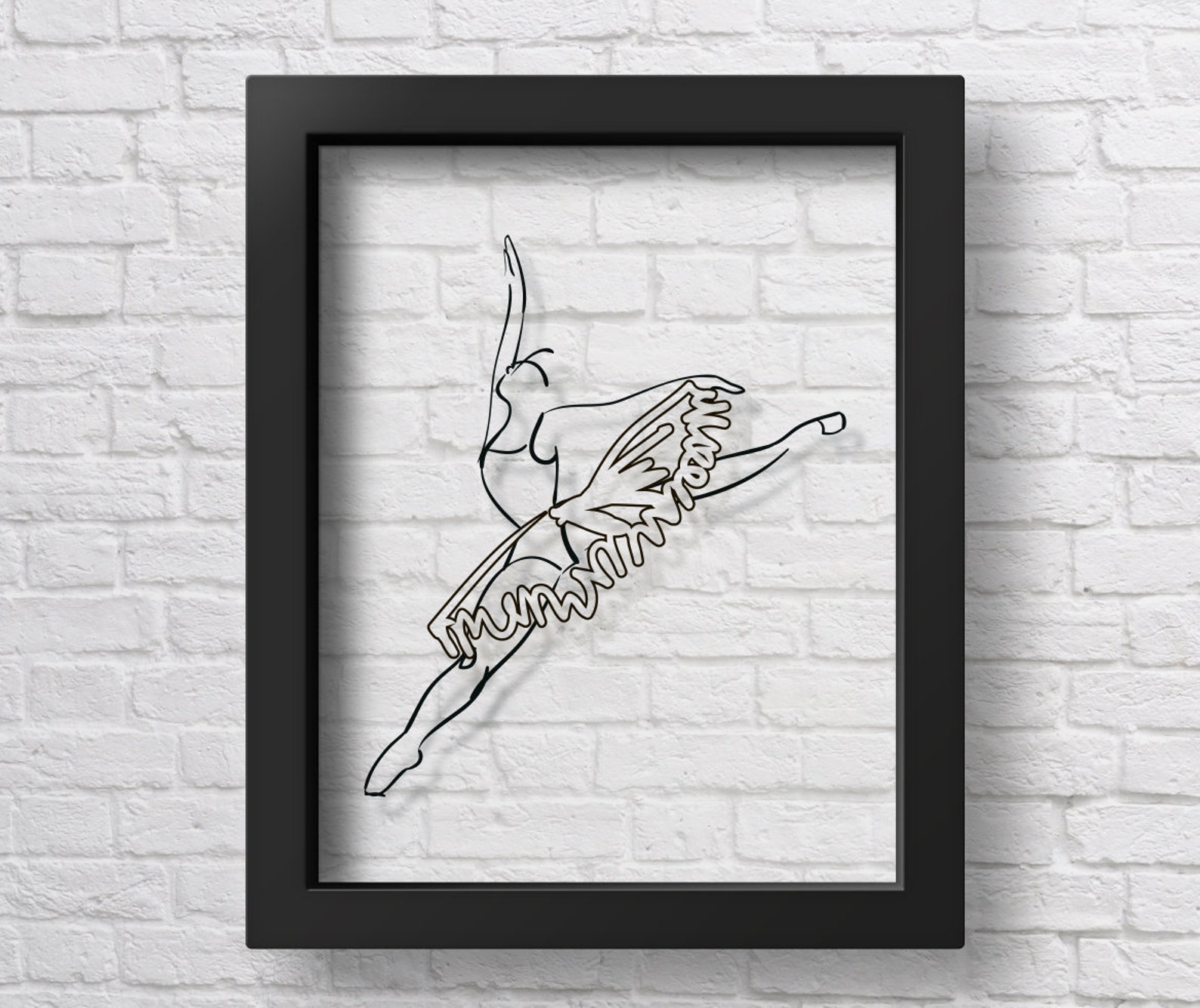 TRANSPARENT Ballet Wall Art Ballerina Poster Ballet Print Ballerina ...