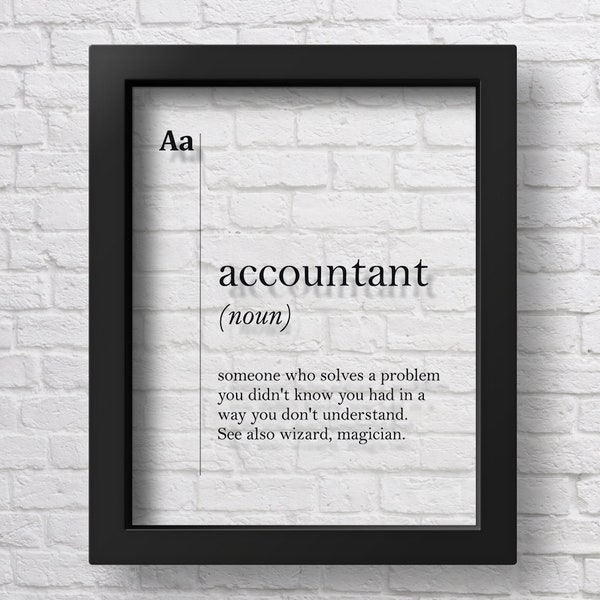 Accountant Art - Etsy