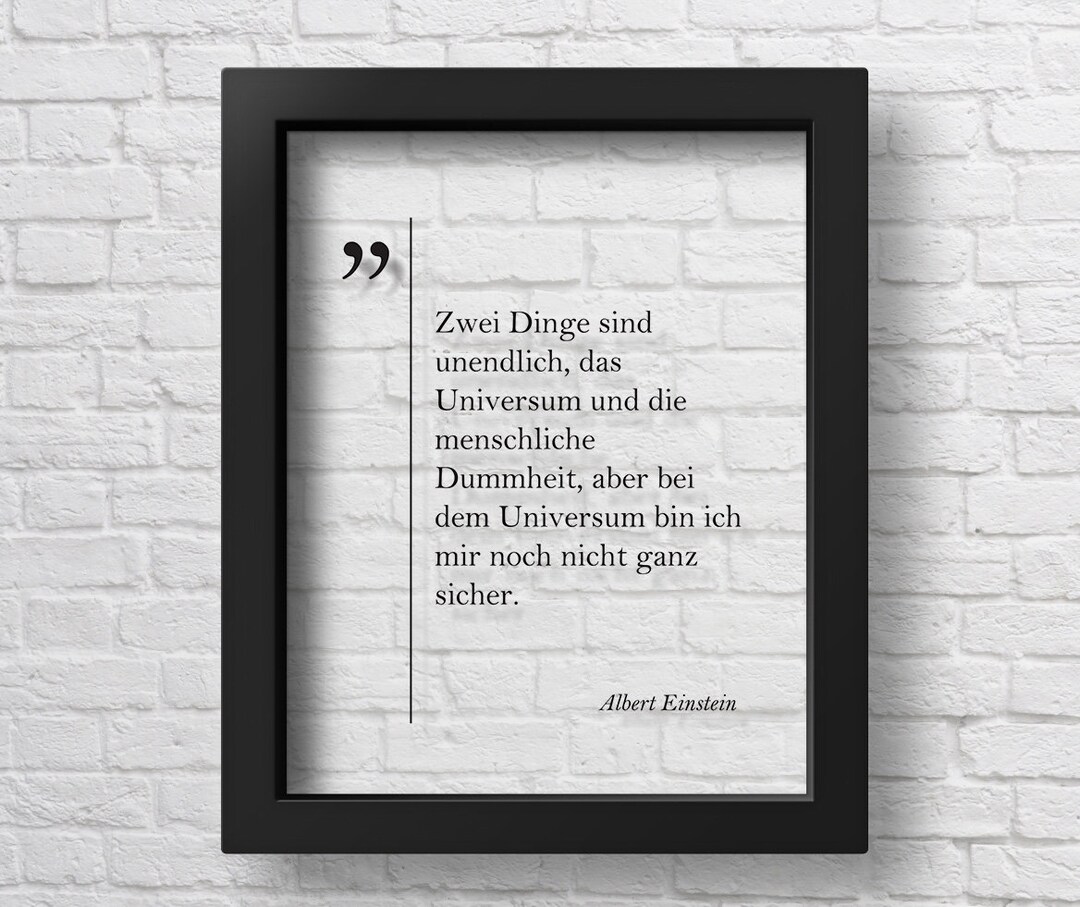 TRANSPARENT Albert Einstein Quote Deutsche Zitaten German Quotes German ...