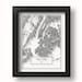 TRANSPARENT New York City Map Detailed New York Map New York Wall Art ...