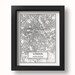 TRANSPARENT London City Map Detailed London Map London Wall Art London ...