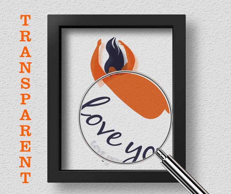 TRANSPARENT Love Your Body Poster Body Positive Wall Art - Etsy