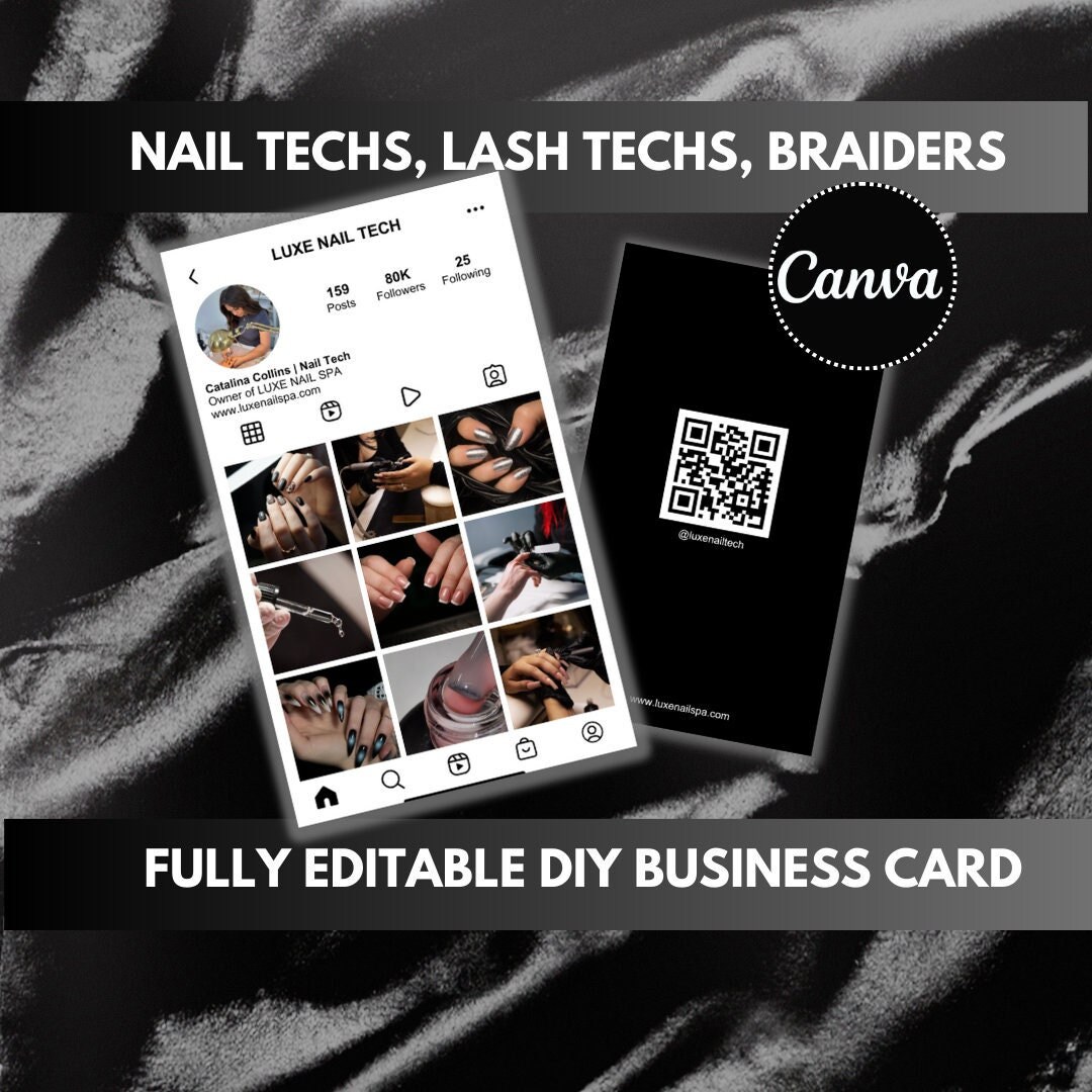 EASY Trending DIY Instagram Feed Business Card for Beauty Professionals ...
