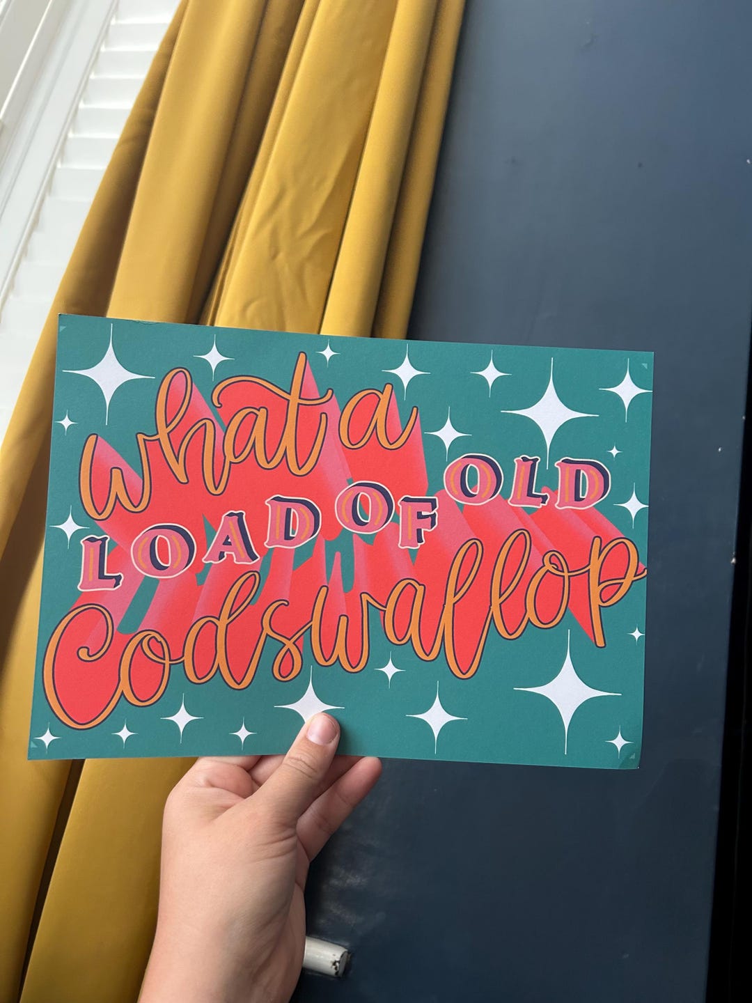 What a Load of Old Codswallop! Digital Art Print - Etsy