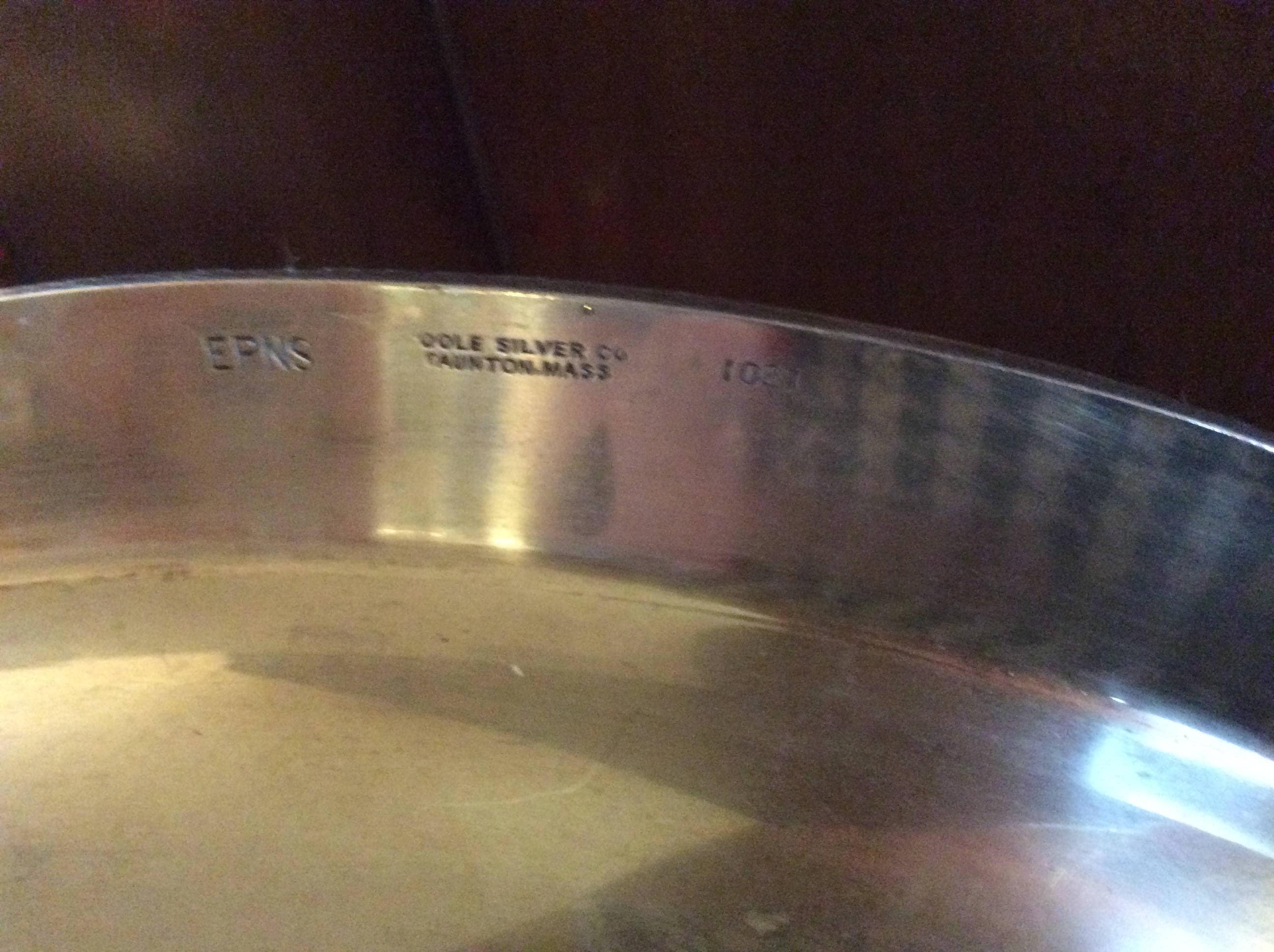 Dole Silver Co. Silver Plate Service Tray - Etsy