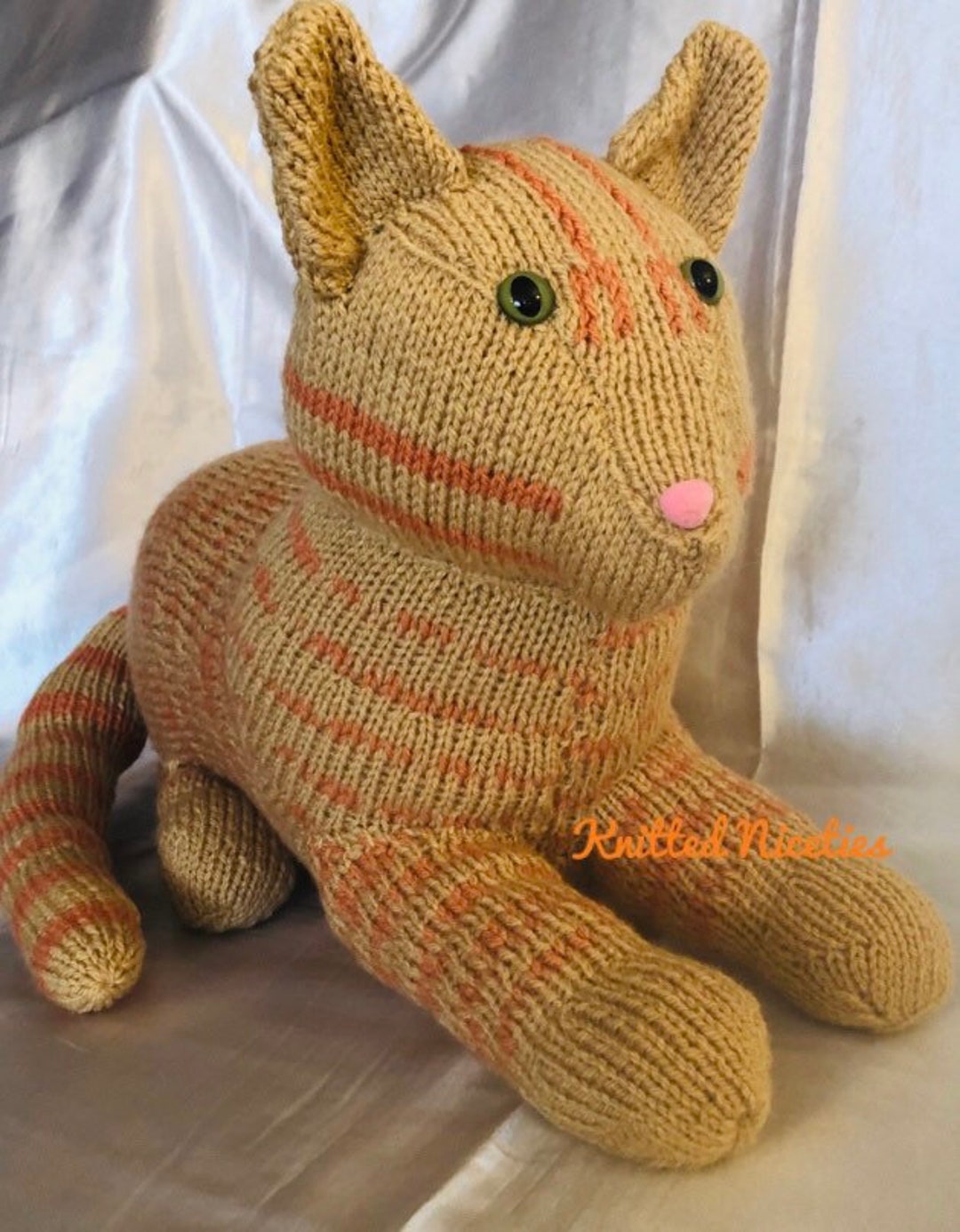 Cat Soft Toy, Cat & Mouse Home Decor, UKCA CE Tested - Etsy UK