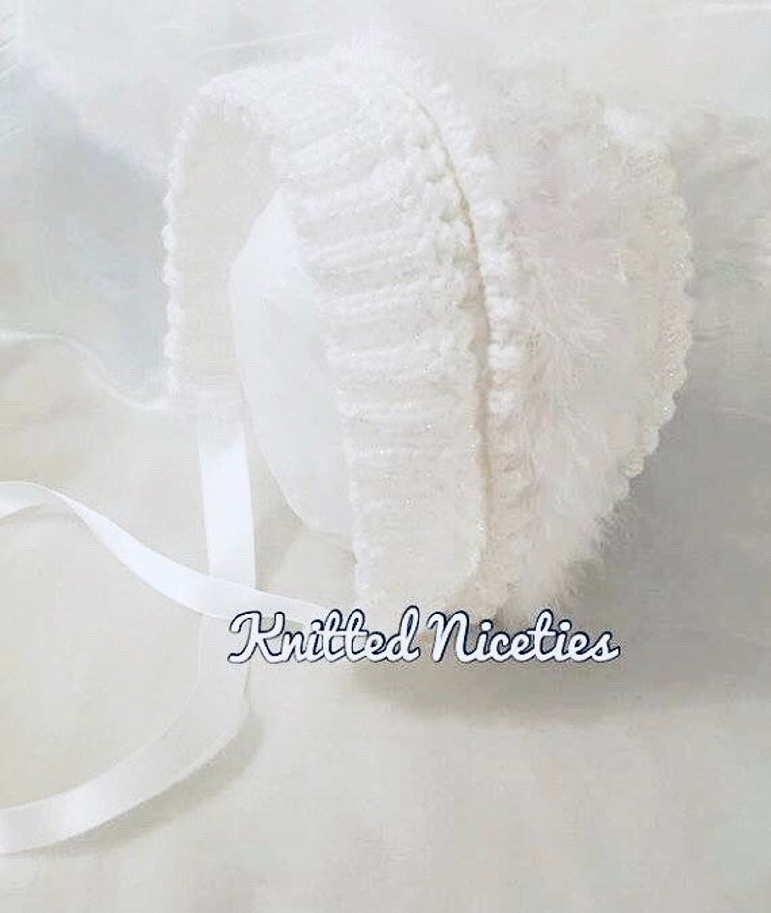 Fluffy Baby Girl's Bonnet Hand Knitted Baby Clothing | Etsy UK