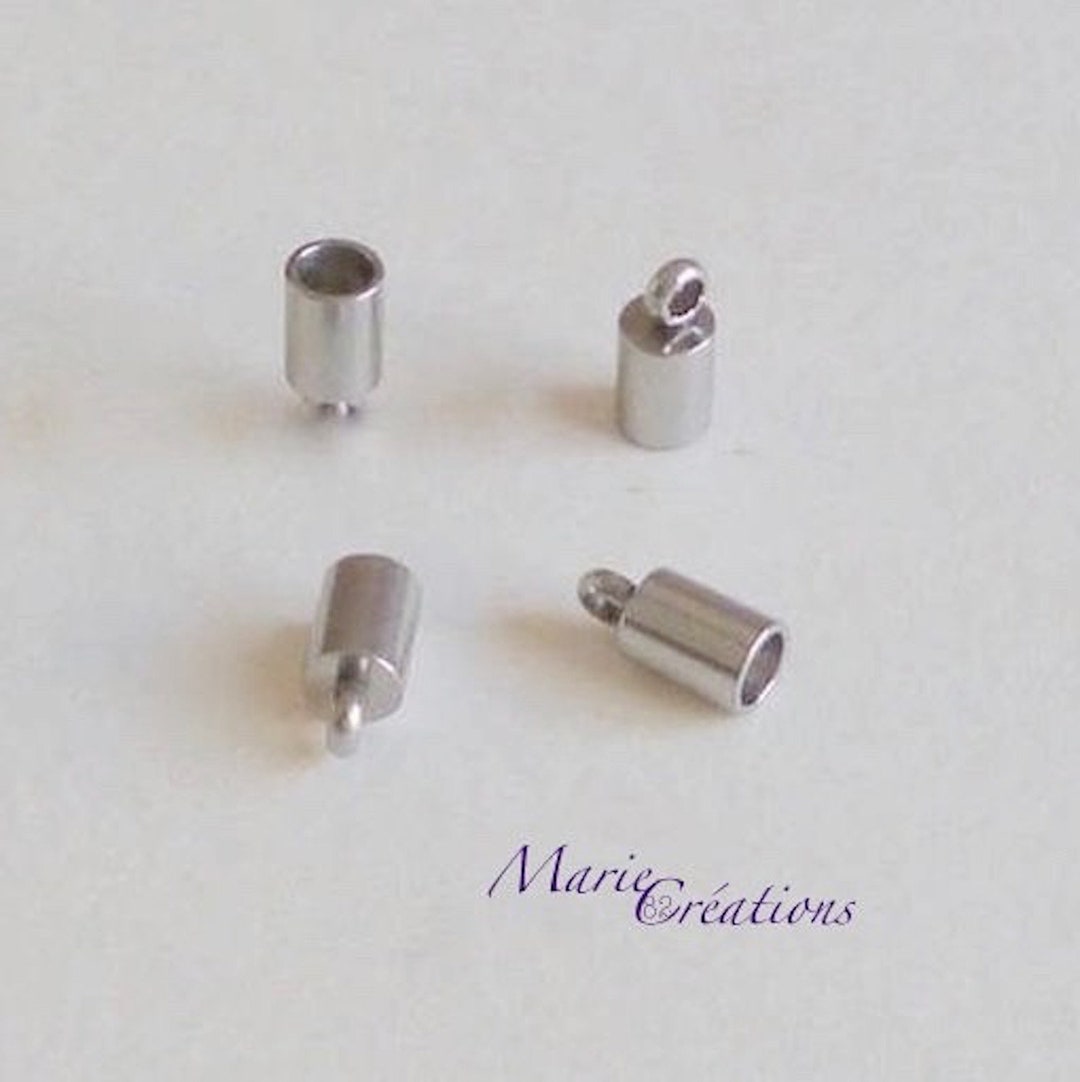 Cord Tips / Hole 3 Mm Stainless Steel - Etsy