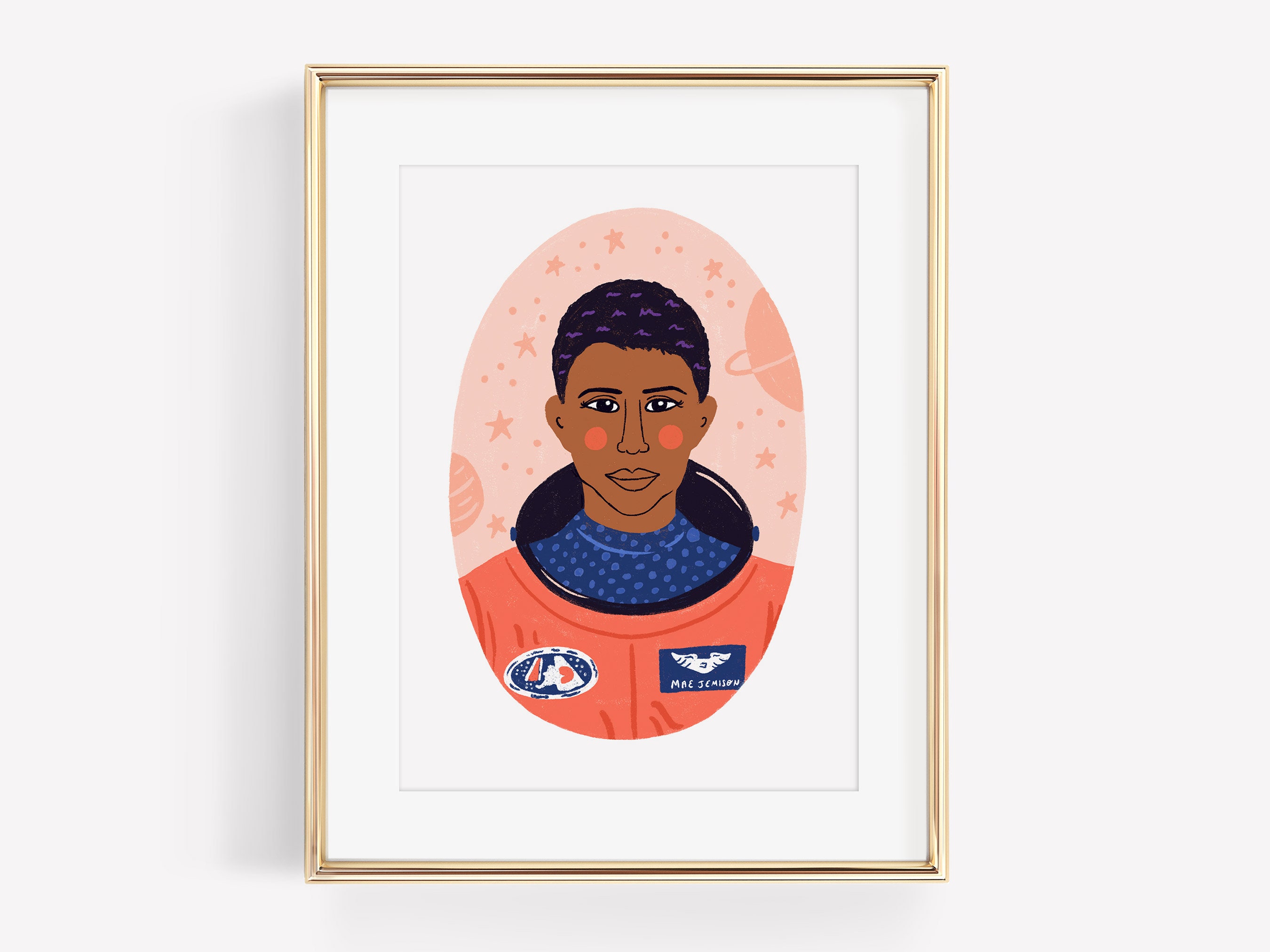 Mae Jemison Art Print, Mae Jemison Wall Art, 8x10, 11x14, Historical ...