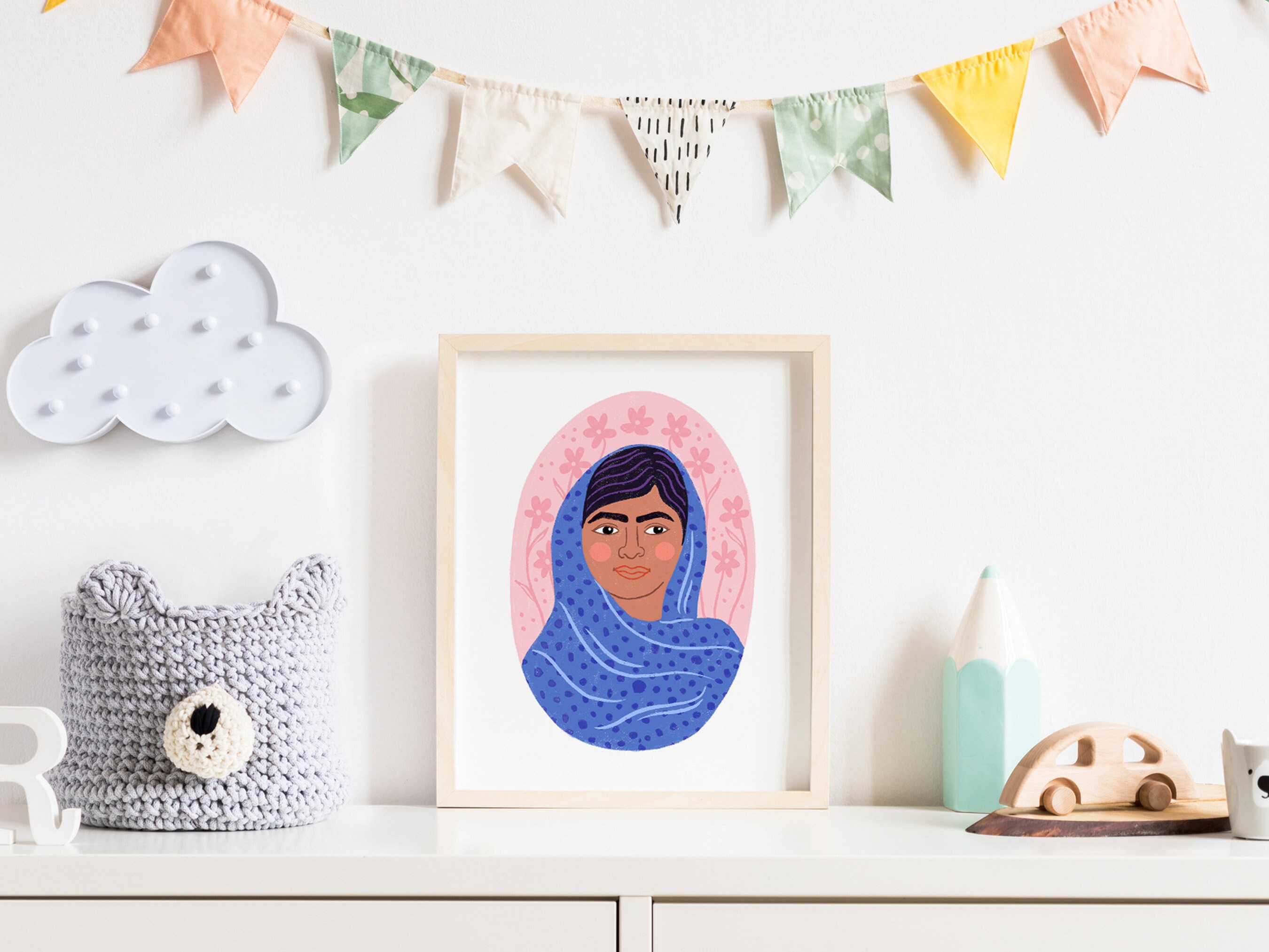 Malala Art Print, Malala Yousafzai Wall Art, 8x10, 11x14, Historical ...
