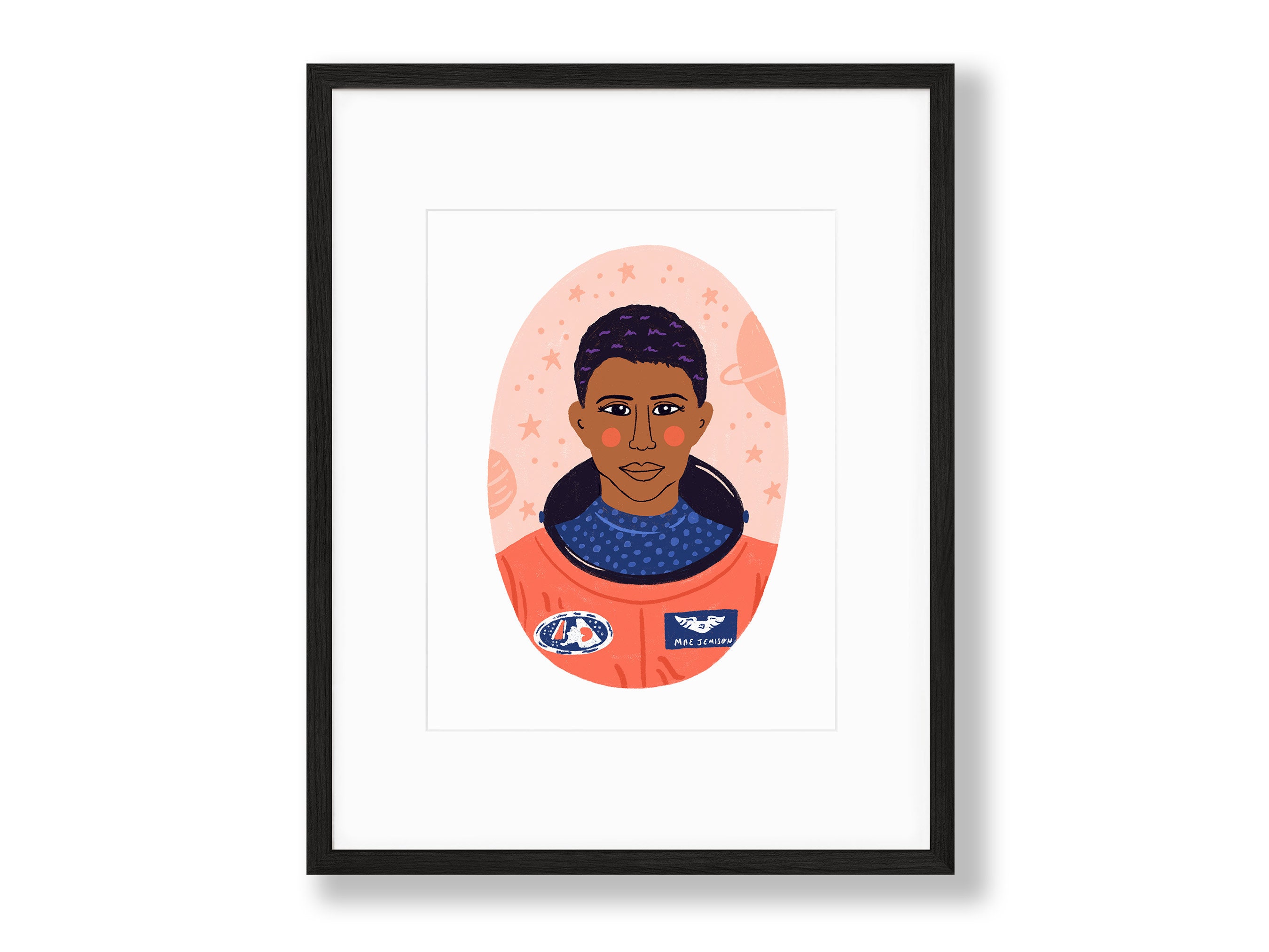 Mae Jemison Art Print, Mae Jemison Wall Art, 8x10, 11x14, Historical ...