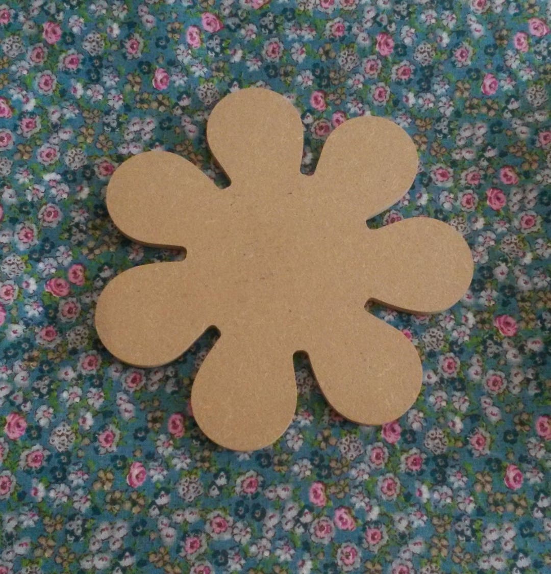 Flor de madera para pintar o personalizar / decodificar - Etsy España