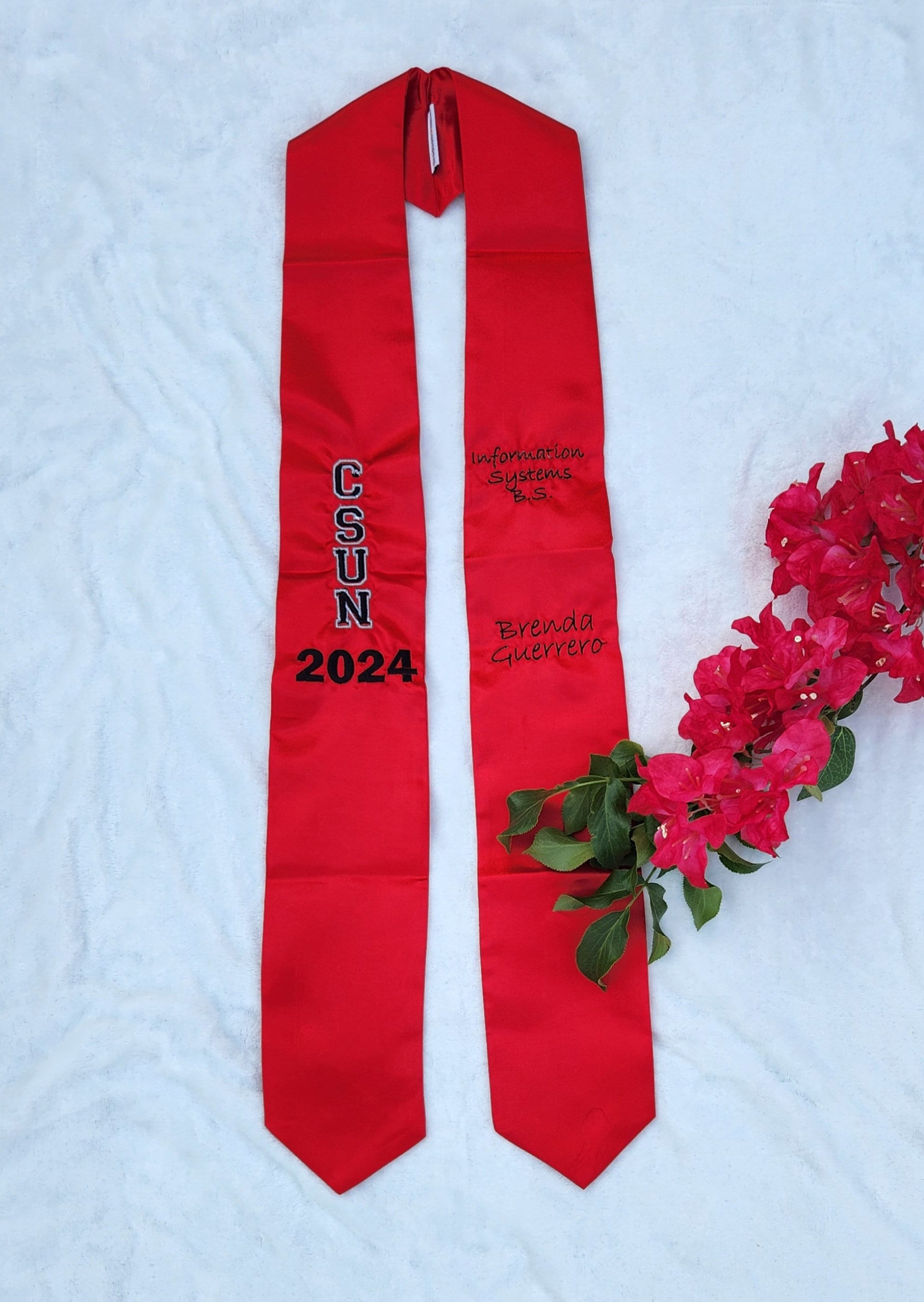 2024 Graduation Stole Embroidered Stole Custom Stole Personalized Stole ...