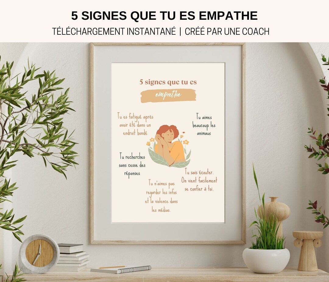 Wellness Poster in French to Print, Mental Health Poster, Poster, Print ...