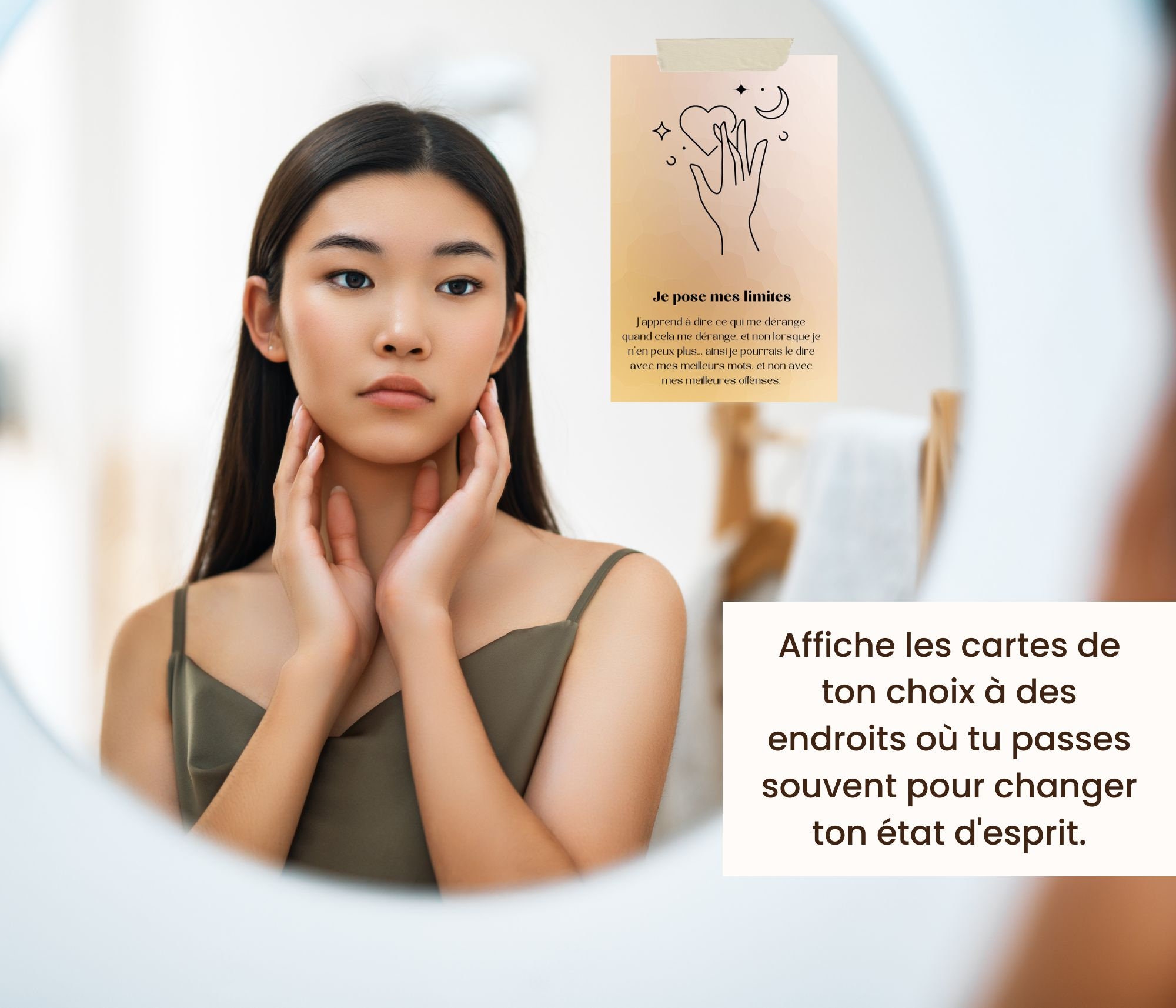 Positive Affirmations Card in French to Print, Visualization Board ...