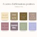 French Vision Board Kit, Boho Theme Vision Board Digital, Computer ...