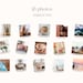 French Vision Board Kit, Boho Theme Vision Board Digital, Computer ...