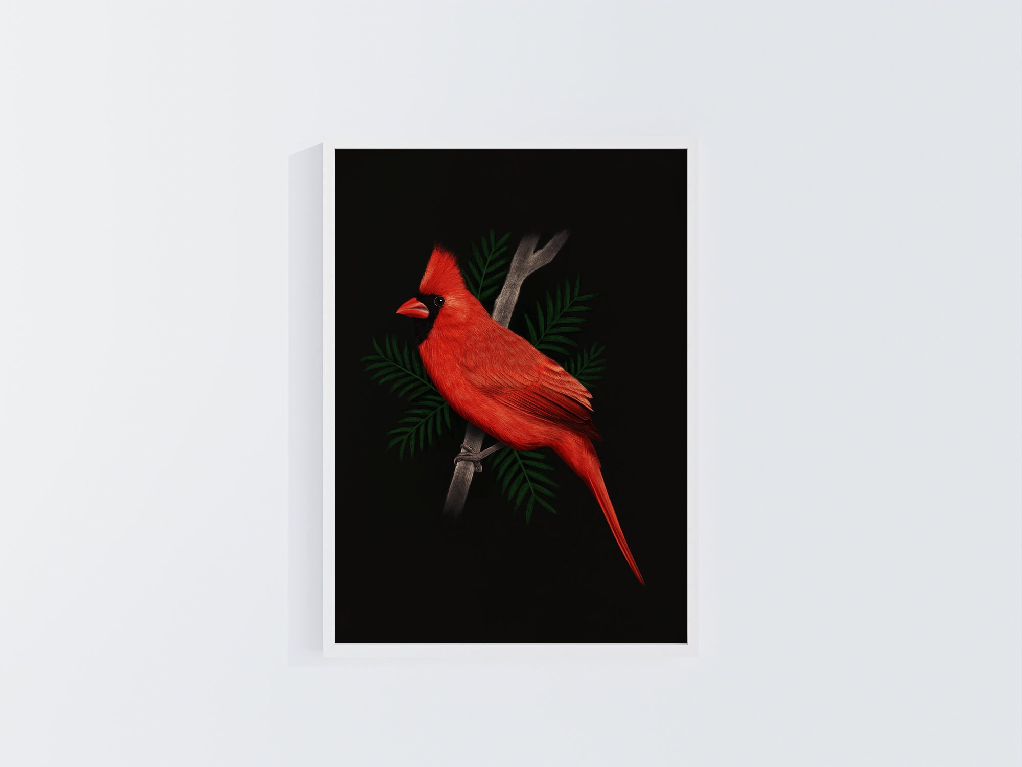 Northern Cardinal Print Red Cardinal Art, Farmhouse Home Decor ...