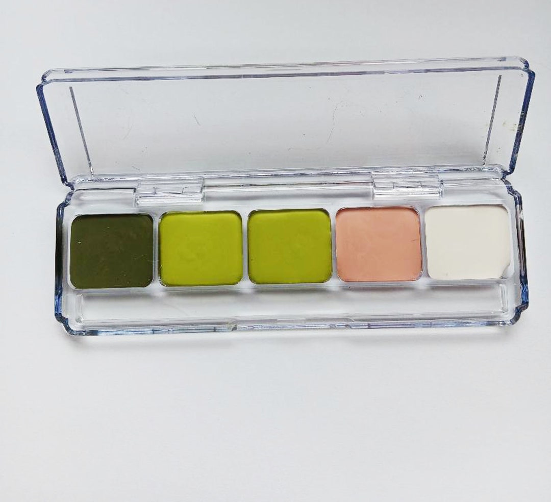Ogre/Shrek Rubber Mask Grease Paleta o Kit de Maquillaje - Etsy España