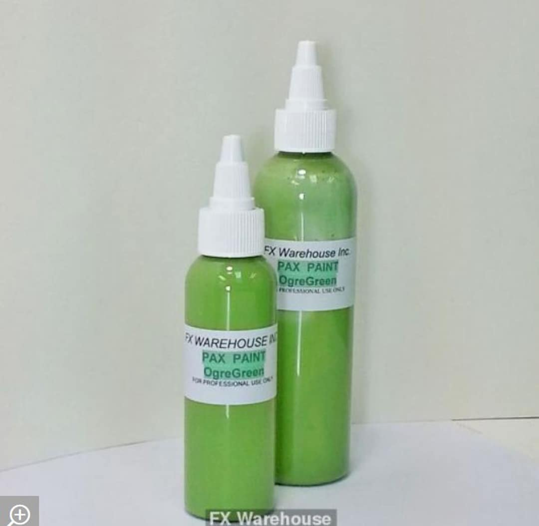 Grouch Grinchy Green PAX Paint Makeup for Body, Latex Pieces and ...