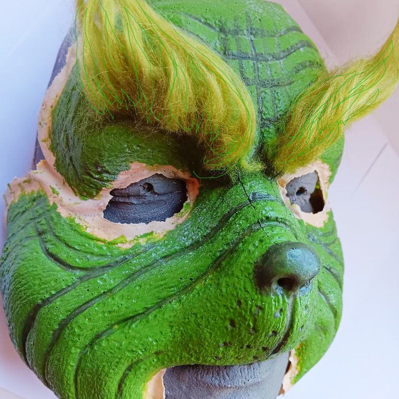 Grinch Mask - Etsy