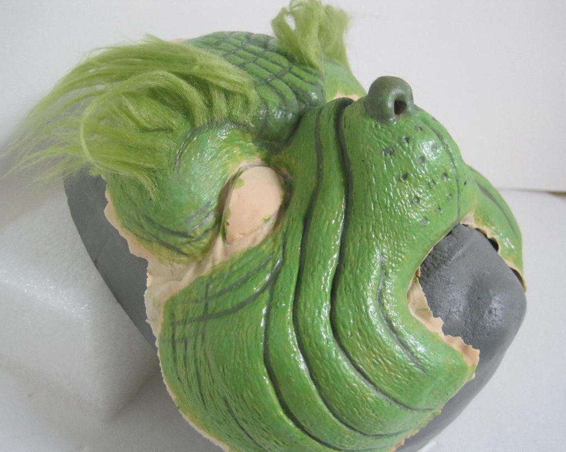 Grinch Foam Latex Prosthetic Mask Grinchmas 2nd Slight - Etsy