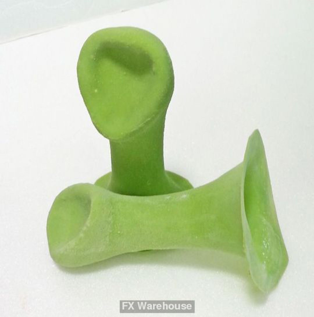 Ogre Shrek Pair of Green Latex Ears - Additional Makeup Available - Etsy