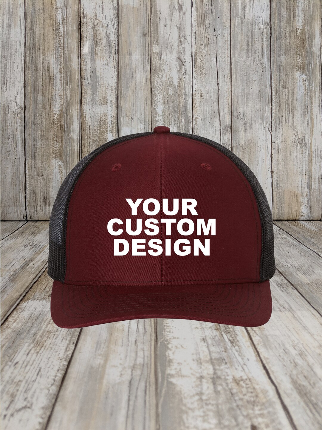 Custom Richardson 112, Trucker Snapback Hat, OSFM, Embroidered Mesh ...