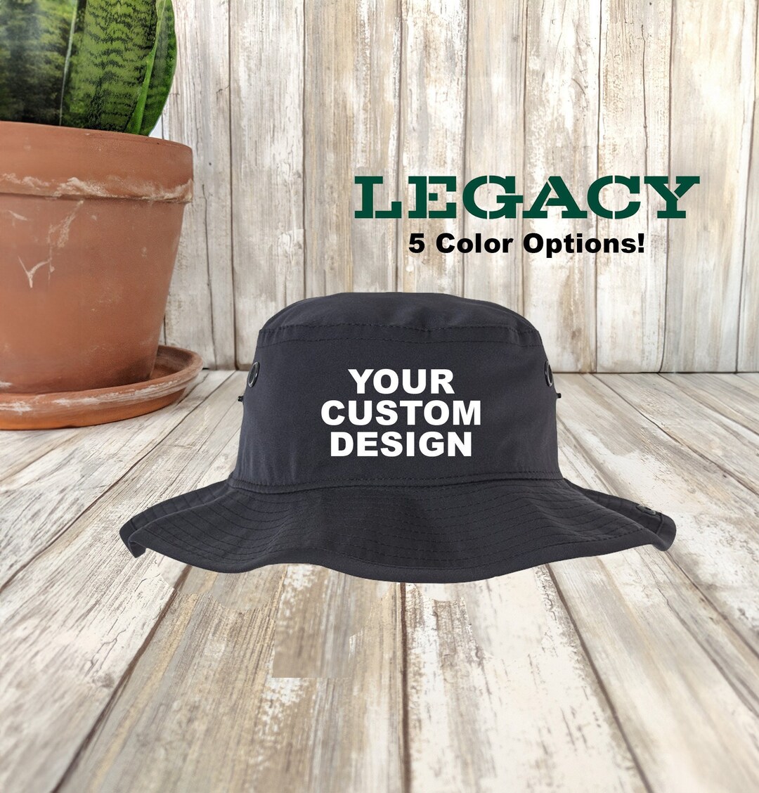 Custom Legacy Booney Hat: Personalized Sun Cap, UPF 50+ - Etsy