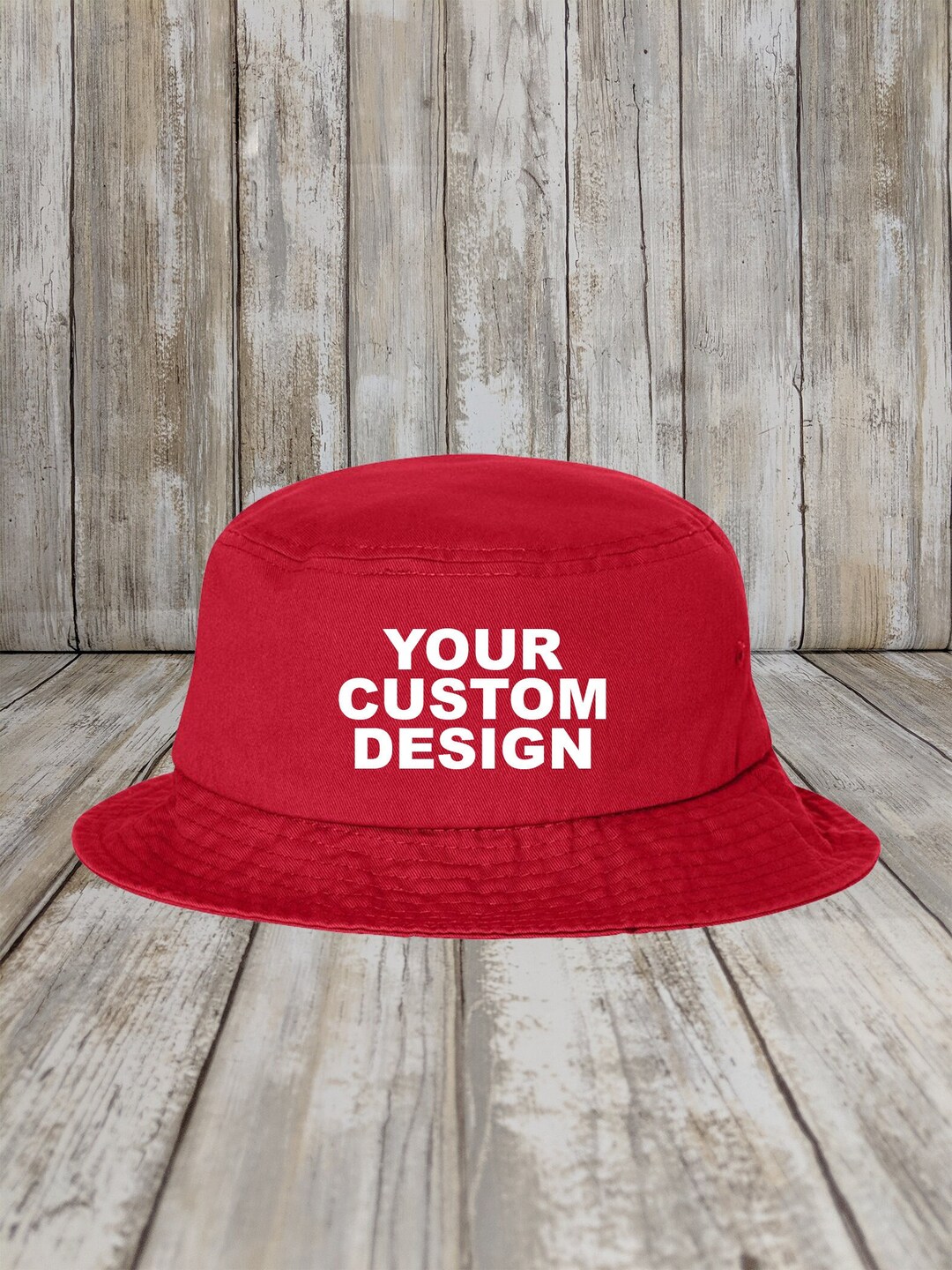 Custom Embroidered Valucap Bucket Hat: Personalized Summer Cap - Etsy
