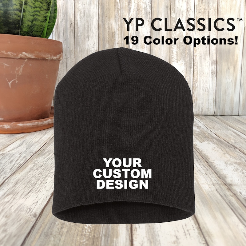 Custom Embroidered Beanie - Etsy