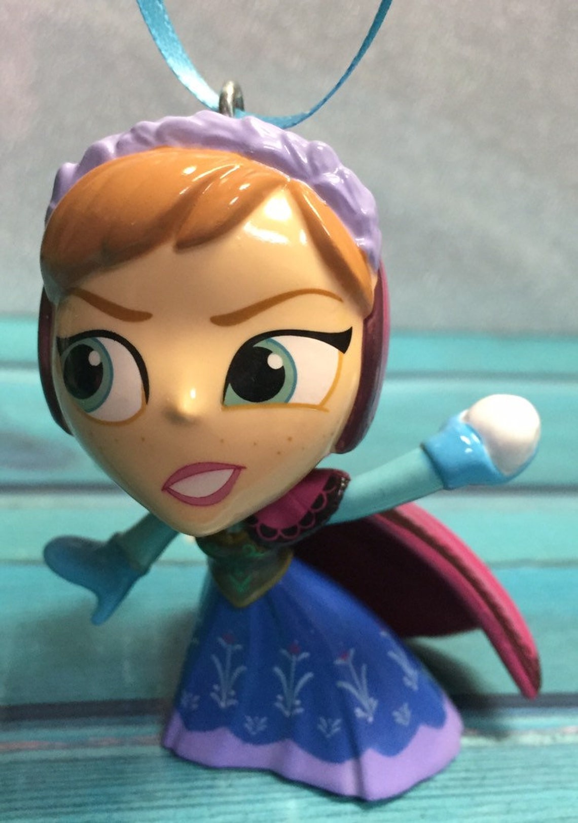 Custom ANNA Disney FROZEN 3 Christmas Holiday Ornament Ooak - Etsy