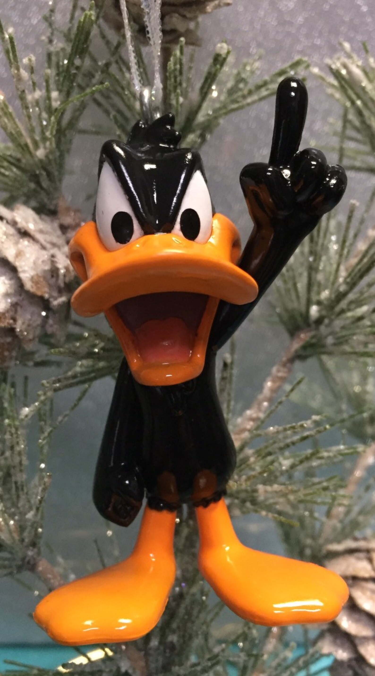 Custom DAFFY DUCK Christmas Holiday 3 Ornament Warner Bros - Etsy