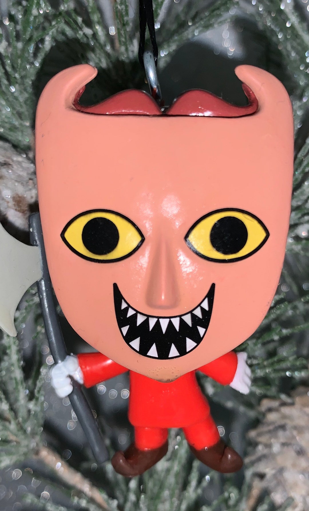 Custom LOCK Nightmare Before Christmas 2.5" Holiday Ornament Ooak ...